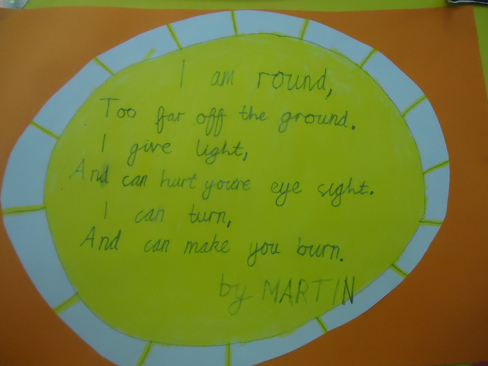 6th Class Ennis Educate Together: Shape Poems