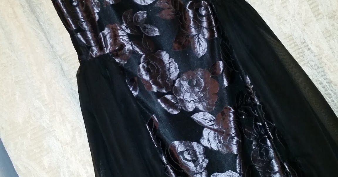 1920s Devore Velvet "One Hour Dress"