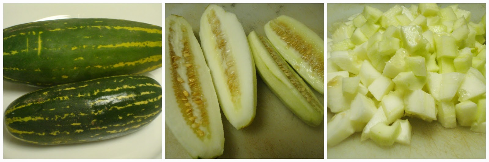 Poornima's Cook Book: Vellari Pachadi / Yellow Indian Cucumber Raita ...