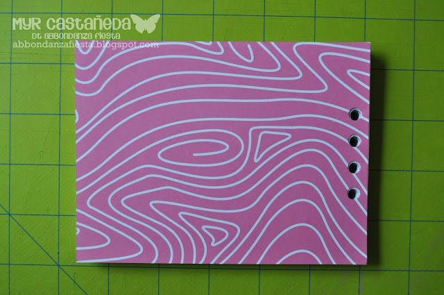 Tutorial Libreta con pluma | Abbondanza Fiesta - Papel para Scrapbook en México