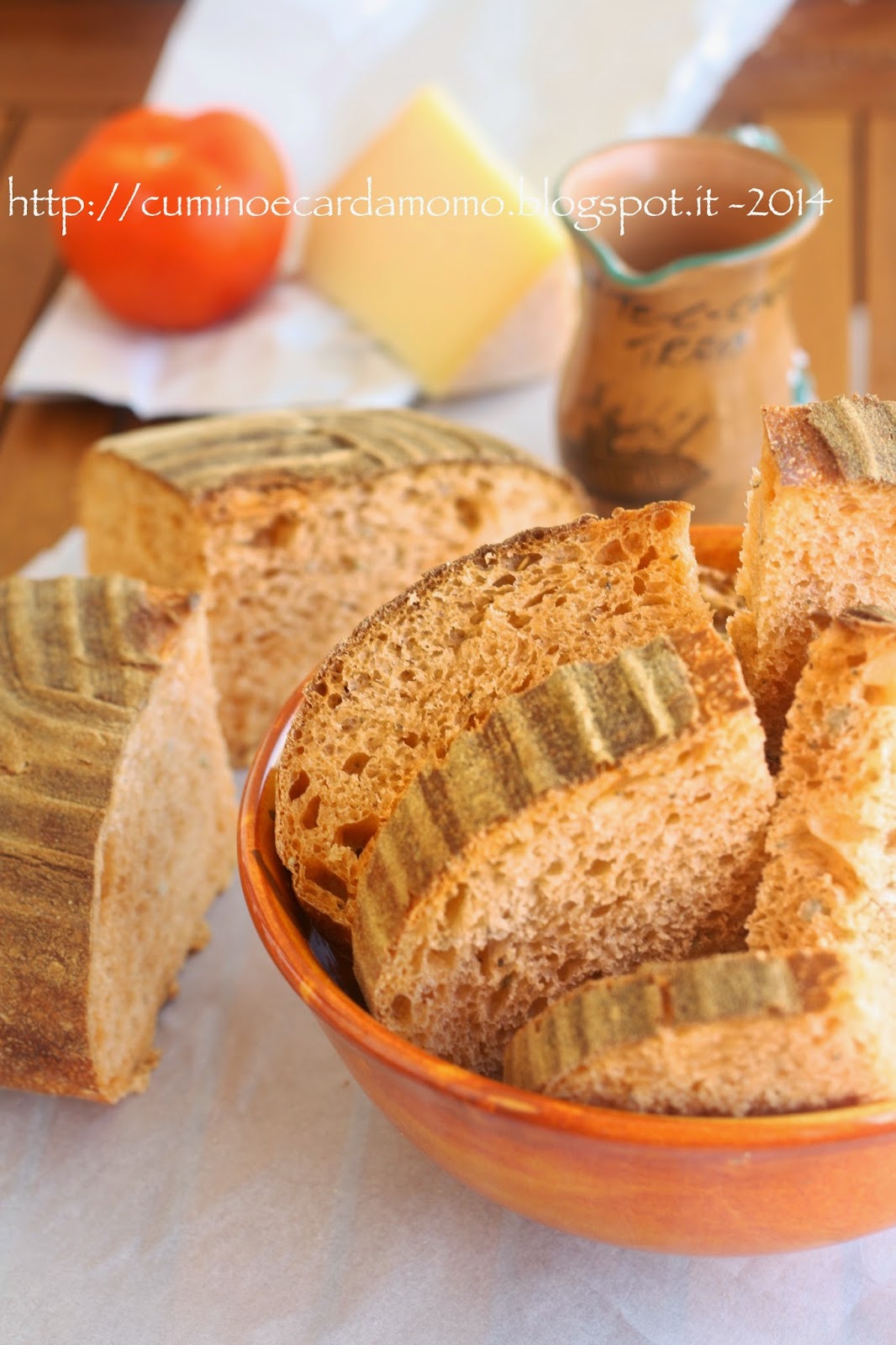 Cumino e Cardamomo: Pane al pomodoro