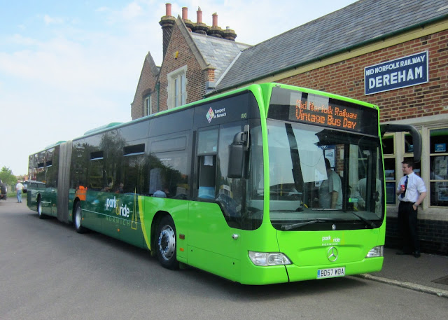 East Norfolk (and East Suffolk!) Bus Blog: Mid Norfolk Railway Bus ...
