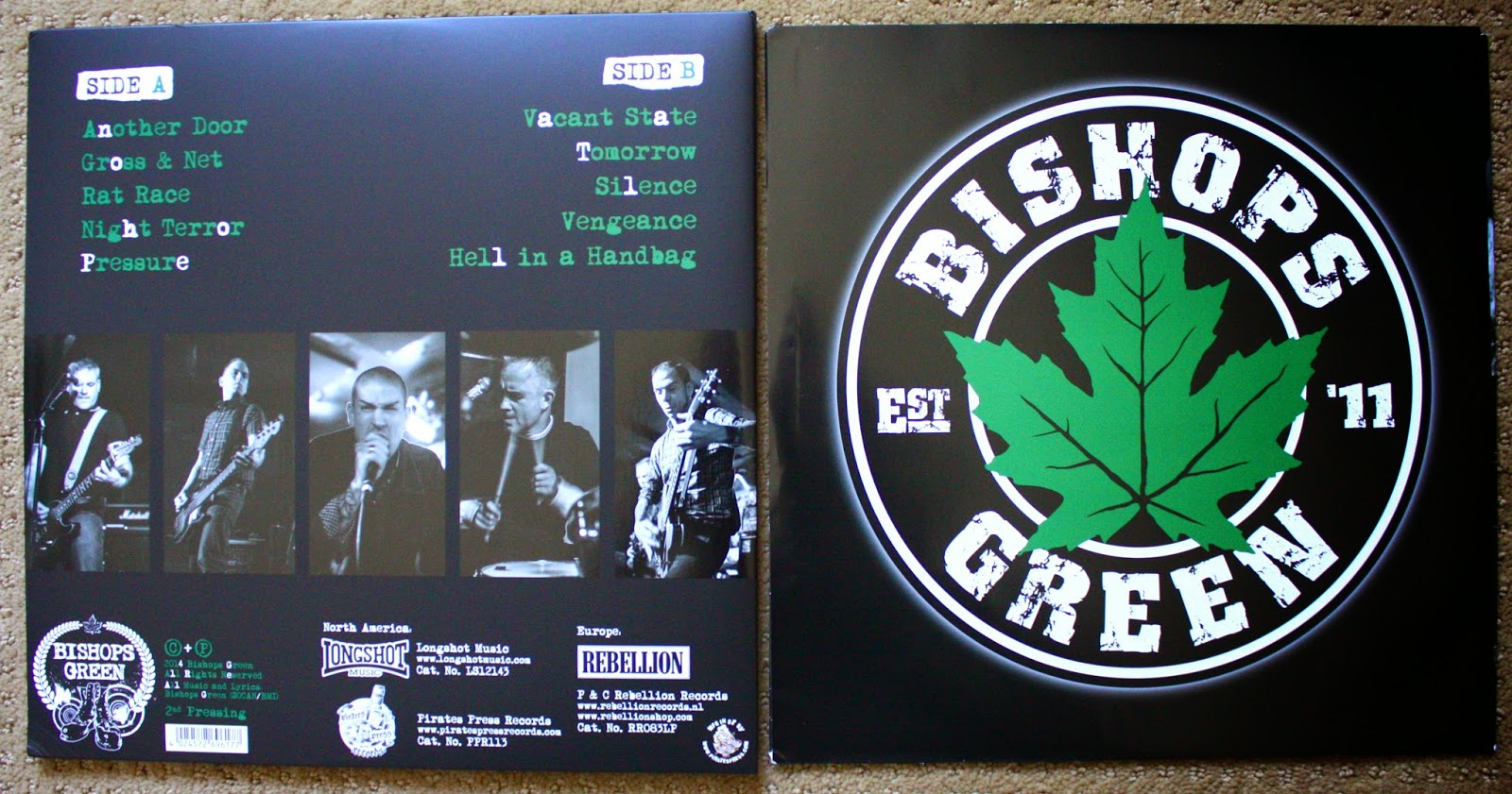 Across Your Face: Bishops Green - Pressure