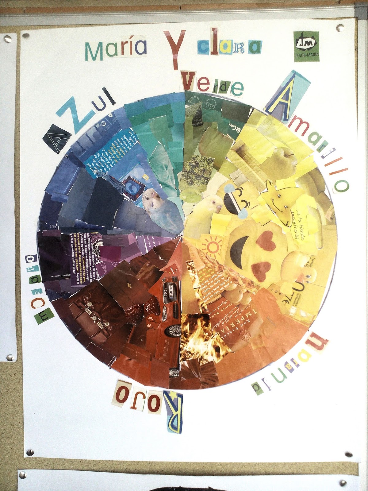 el rincón de senda: RUEDA DE COLOR