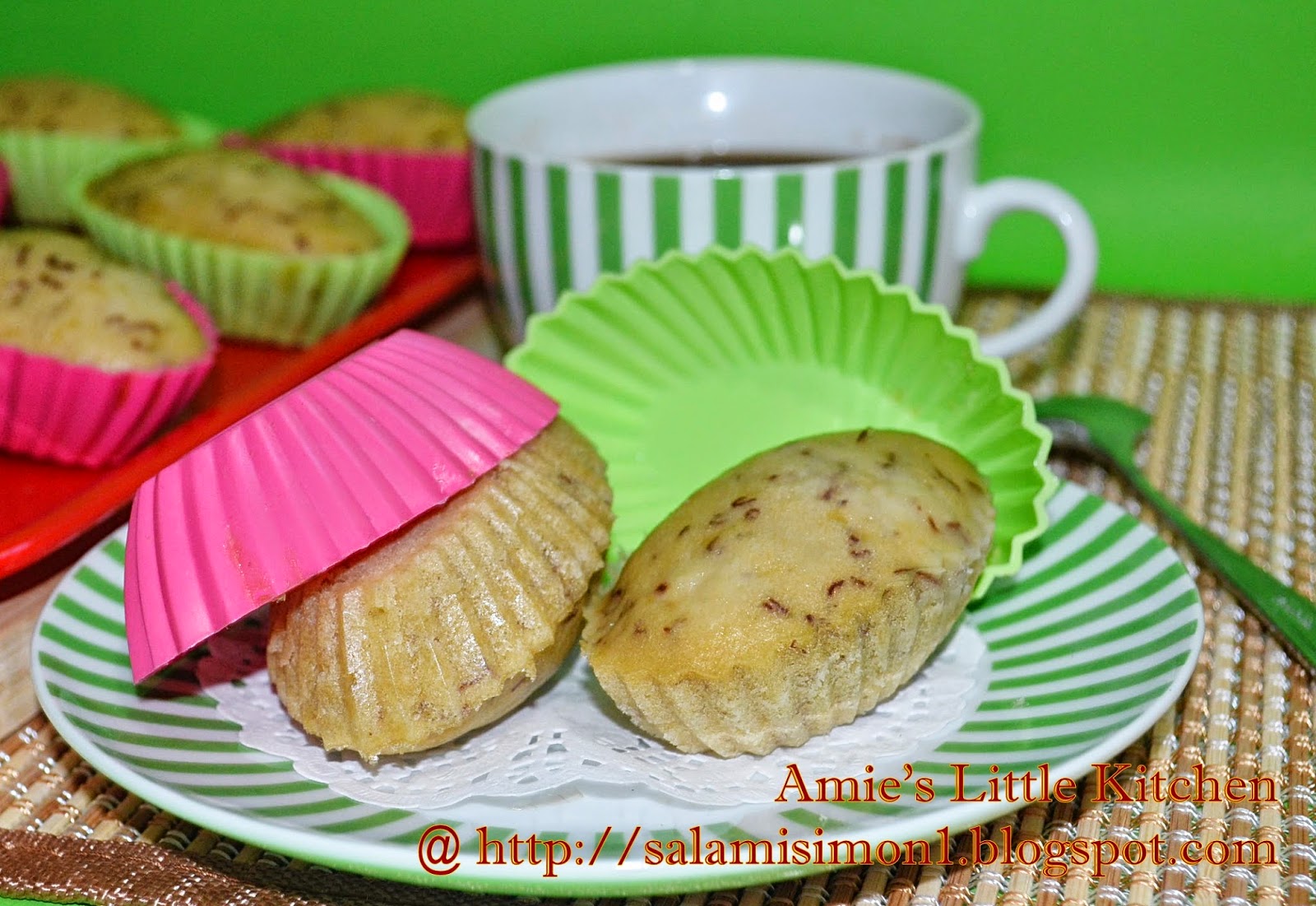 Apam Pisang Kukus - Amie's Little Kitchen