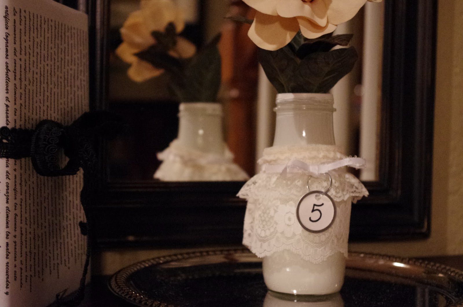 Making Pretty Glass Bottle Arrangements | Simple.Beautiful.Life.