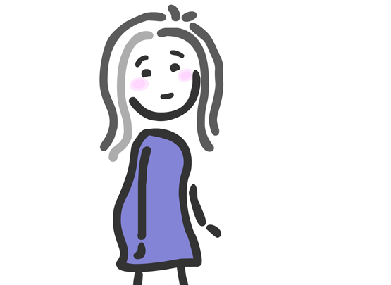 The Animated Woman: Turning invisible.