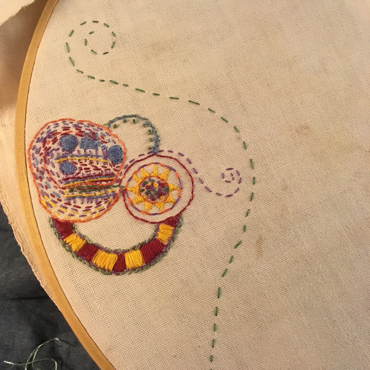 Lizards in the Leaves: 365 Days of Stitches