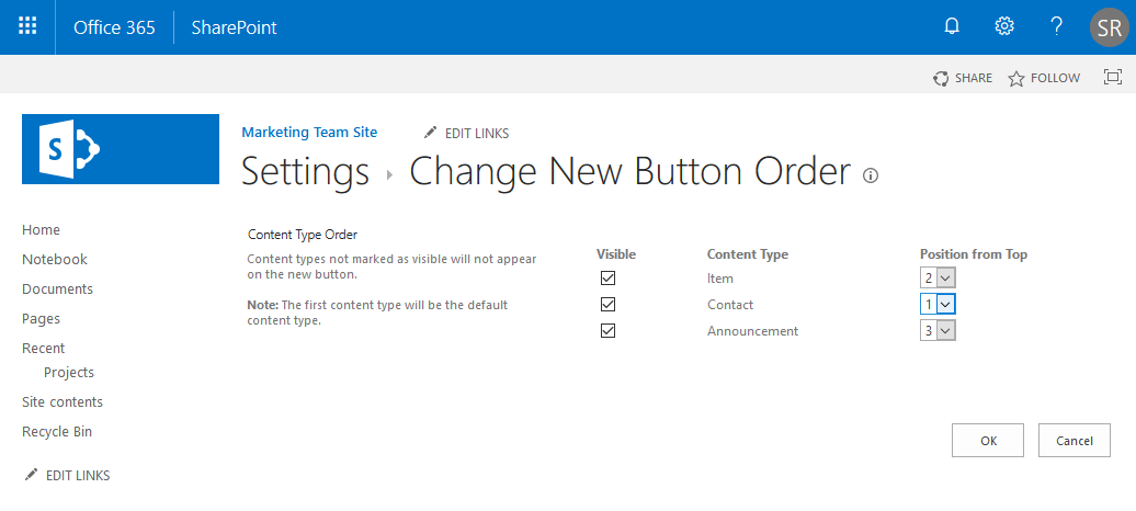 Sharepoint Online Set Default Content Type Using Powershell Sharepoint Diary