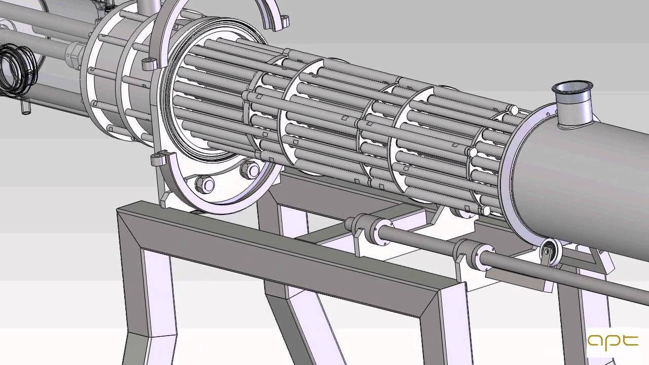 Dynamic scraped surface heat exchanger