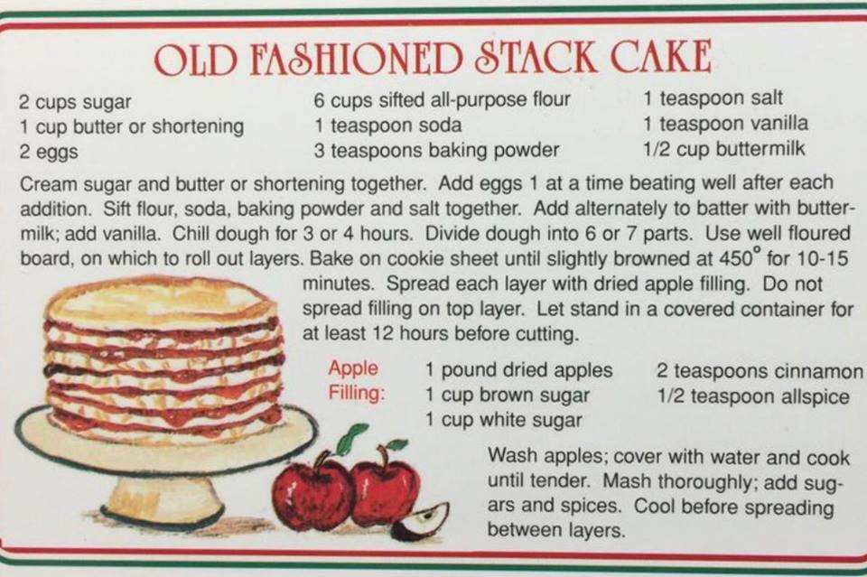 Appalachian Mountain Roots: Appalachian Apple Stack Cake