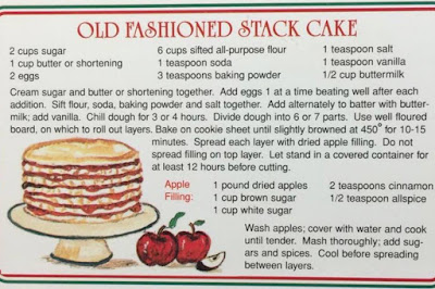 Appalachian Mountain Roots: Appalachian Apple Stack Cake
