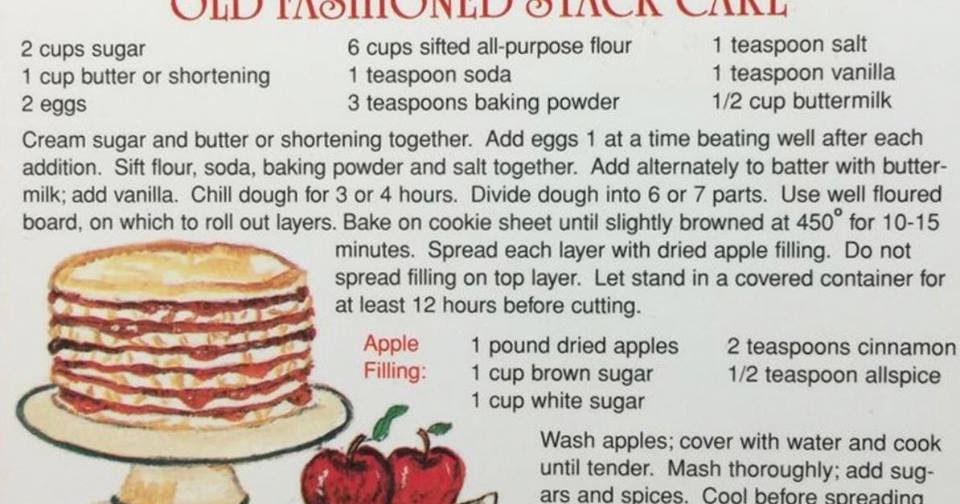 Appalachian Mountain Roots: Appalachian Apple Stack Cake