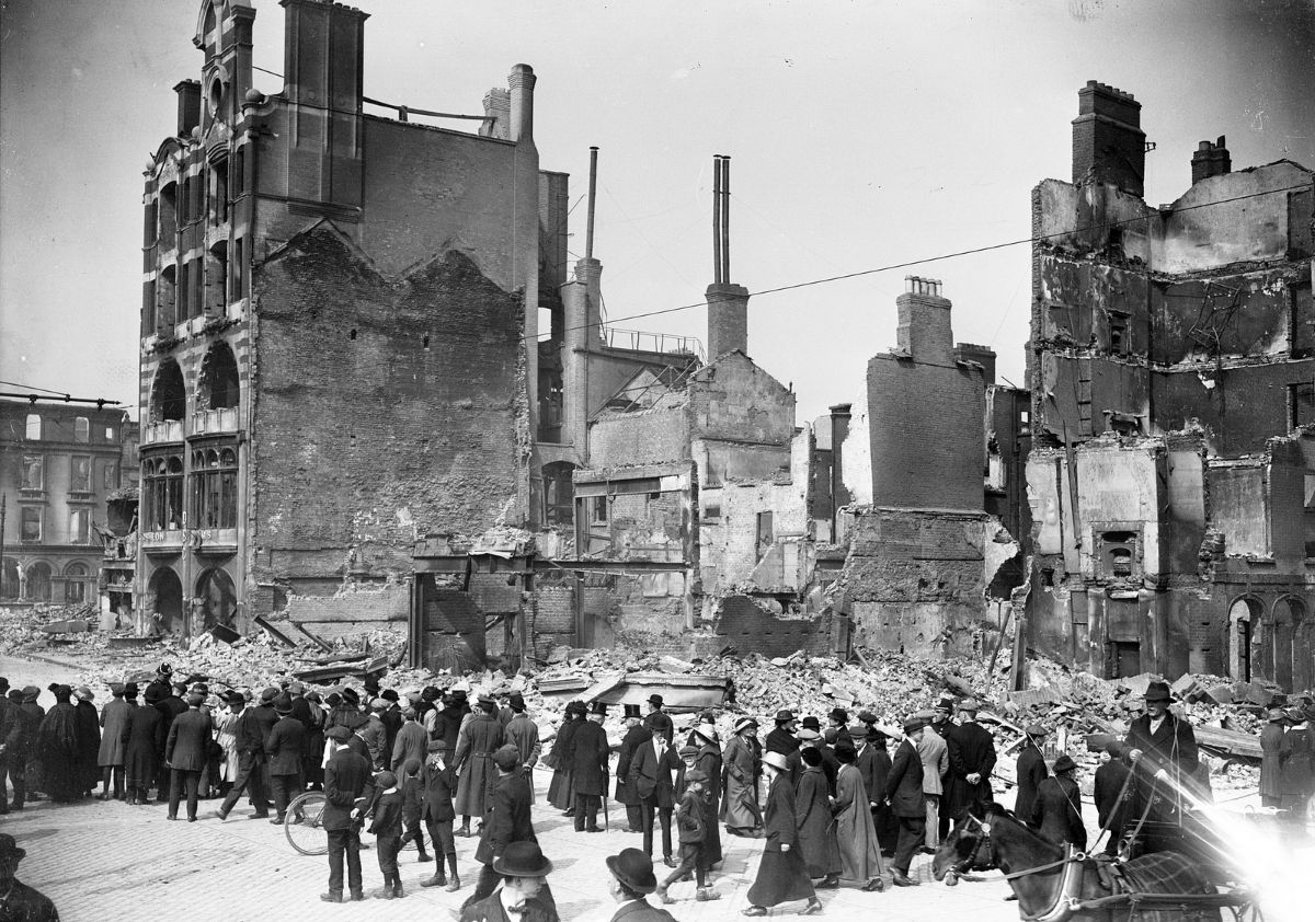 Historic Photos of Dublin After the 1916 Easter Rising ~ Vintage Everyday
