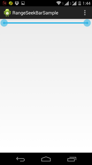 Android Range Seekbar with two thumbs - Material Design Hub