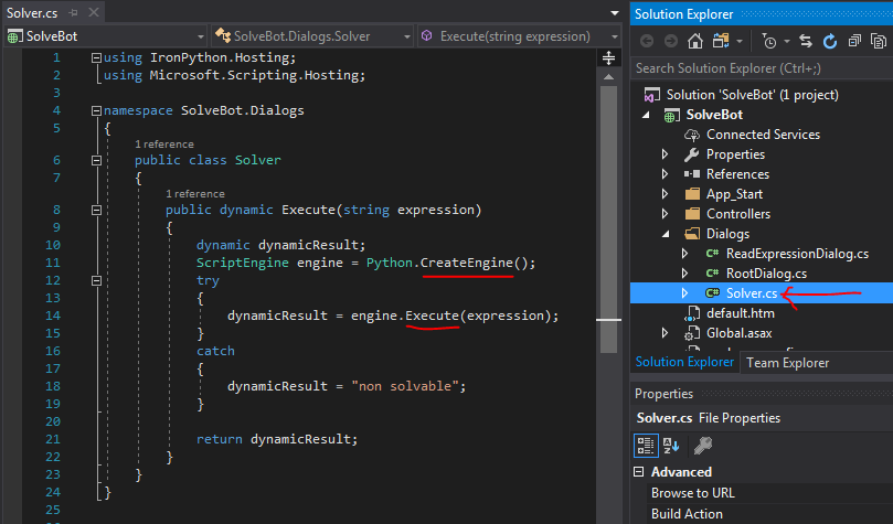 Mario Alejandro Loza Armand Ugon: Expression Solver Bot on C# using ...