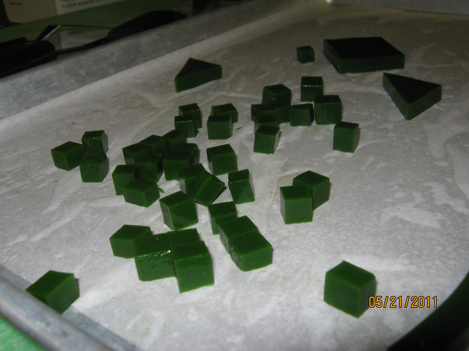 J. Gilbert's 826 Test Kitchen/Chef's Tasting Log: Basil Gelee