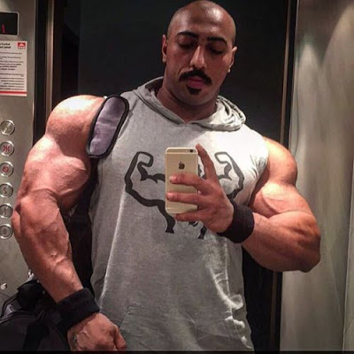world bodybuilders pictures: kuwait bodybuilder Khalid Al Kazem