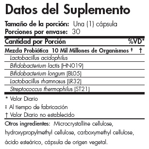 4Life Santa Cruz - La Compañía del Factor de Transferencia: PROBIOTICS