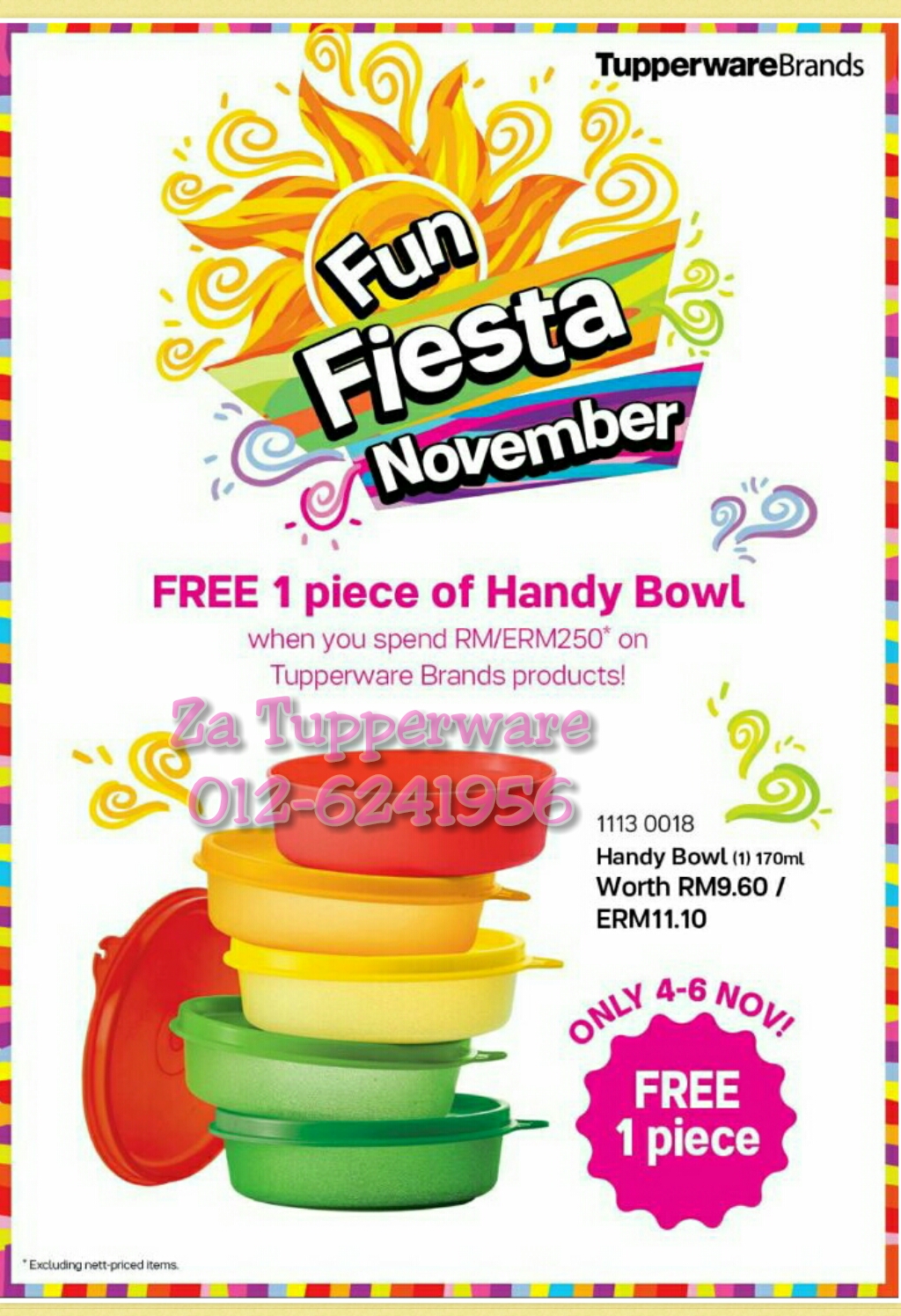 Za Tupperware Malaysia : Leaflet Fun Fiesta November 2016