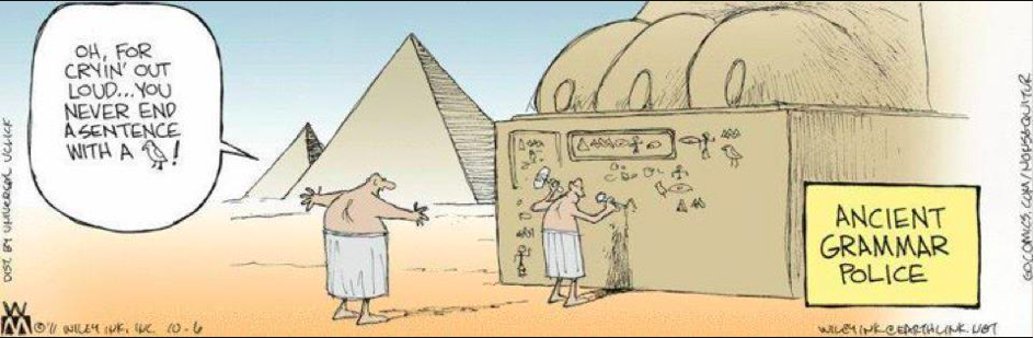 Writing About Writing (And Occasionally Some Writing): Grammar Memes