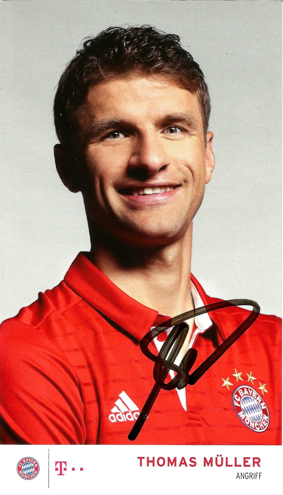 Autografy Bartka : Thomas Müller