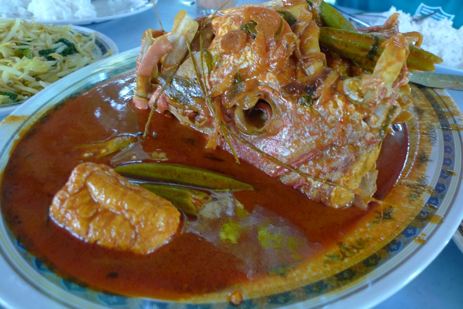 Durian Democracy: Kampung Attap Fish Head Curry ( Restoran ZK)