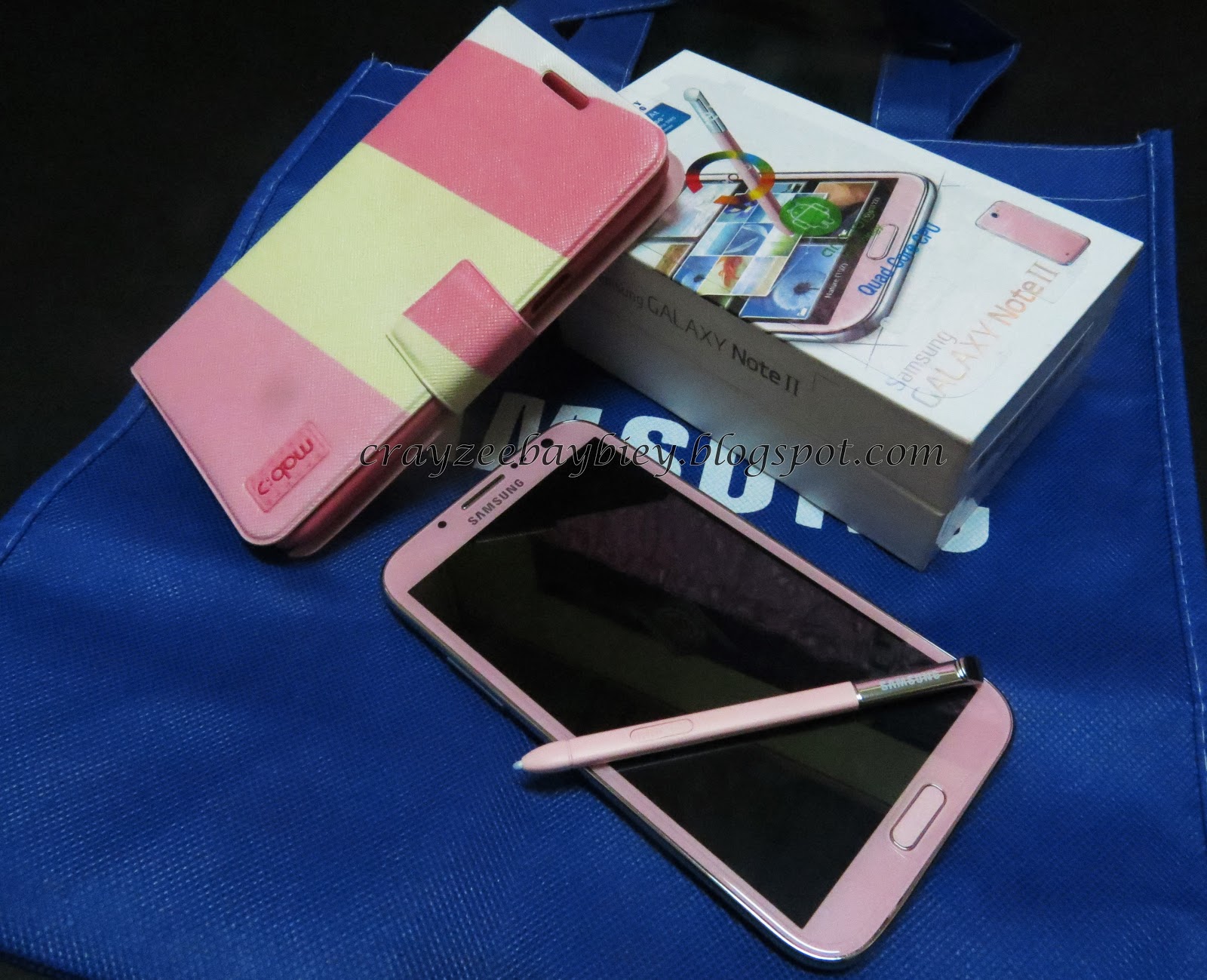 belog tiafazunia: Samsung Galaxy Note II Warna Pink!