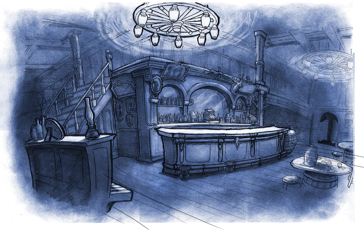 Myisha Haynes' Art Blog: Saloon Layout