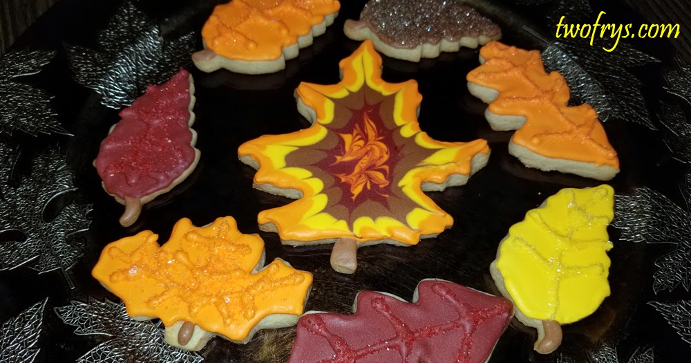 Two Frys: Autumn Leaves Cookies