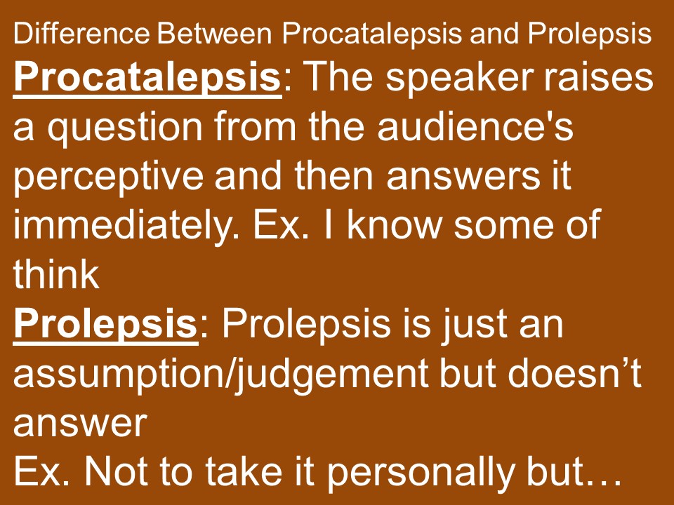 Life Coach Bloggers: Procatalepsis Figure of Speech with Examples