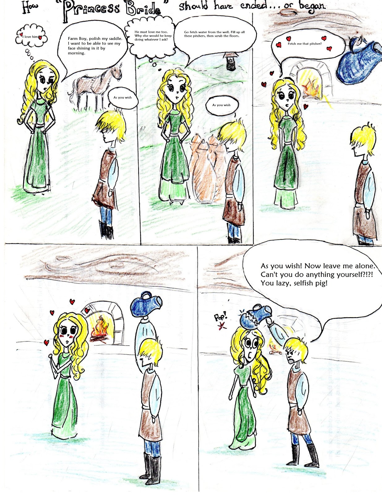 A Bookworm's Sketchbook: Princess Bride fan :)