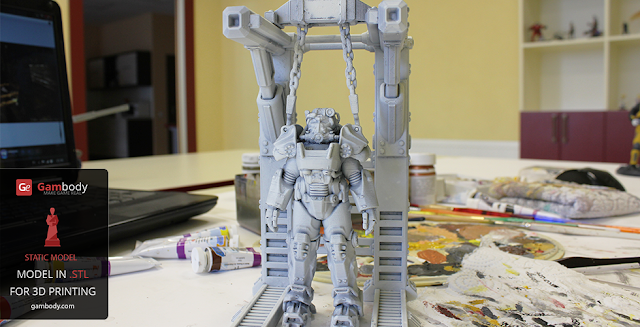 T-60 Power Armor, Fallout 4 STL files | 3D Printable Designs by Jamy