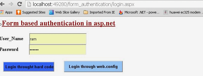 How To Implement Form Based Authentication In Appplication Mynet Tutorials