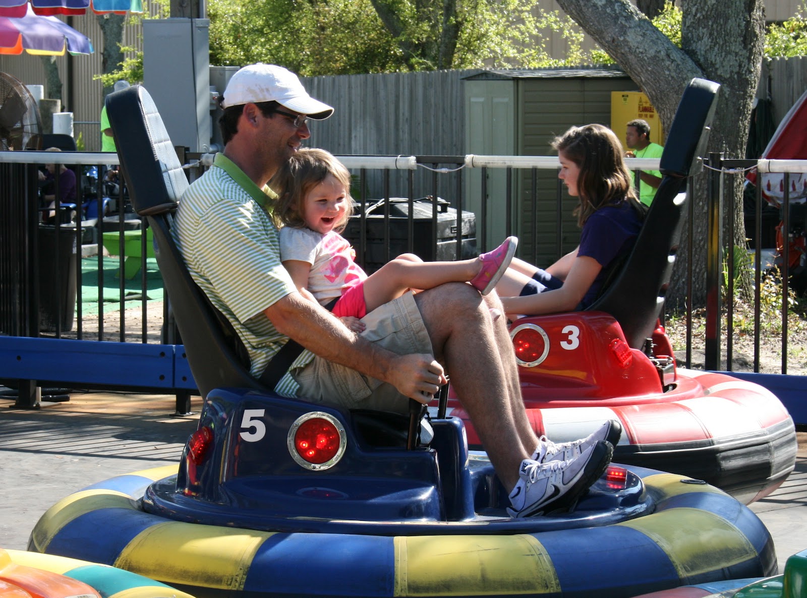 The Morel Family: Catching Up ... Go Karts and Bumper Cars