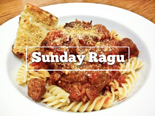 rukristin papercrafts: 52 Meals #2: Sunday Ragu