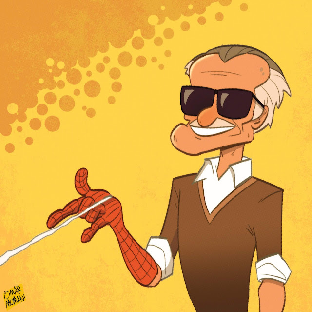 Omar Momani cartoons: Stan Lee