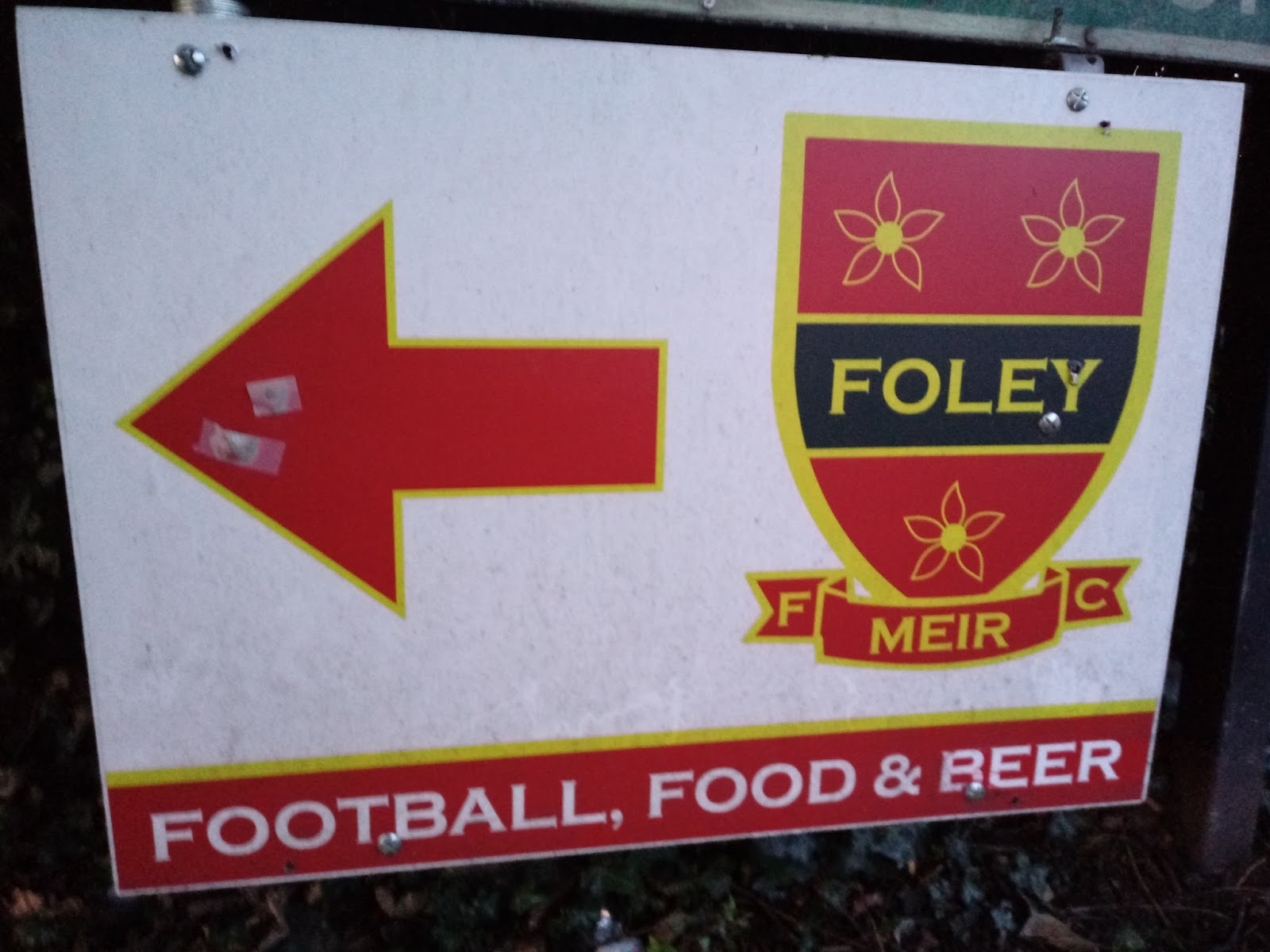 Pint of Football: 23/08/17 Review: Foley Meir vs Newcastle Town Reserves