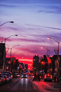 Toronto things: Pink Sky pictures Toronto