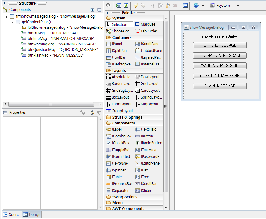 Answer's Engineering Blog: JOptionPane showMessageDialog (JAVA SWING GUI)