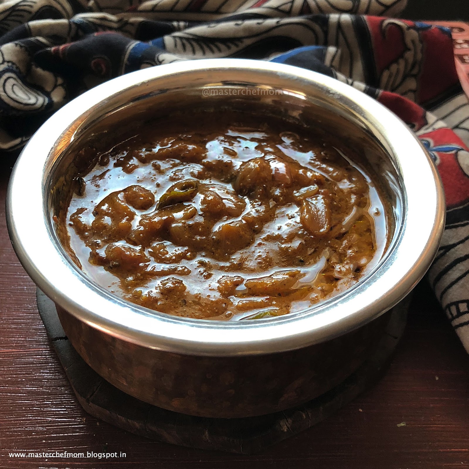 MASTERCHEFMOM: Thanjavur Special Omam Vathal Kuzhambu | Omam Vathal ...