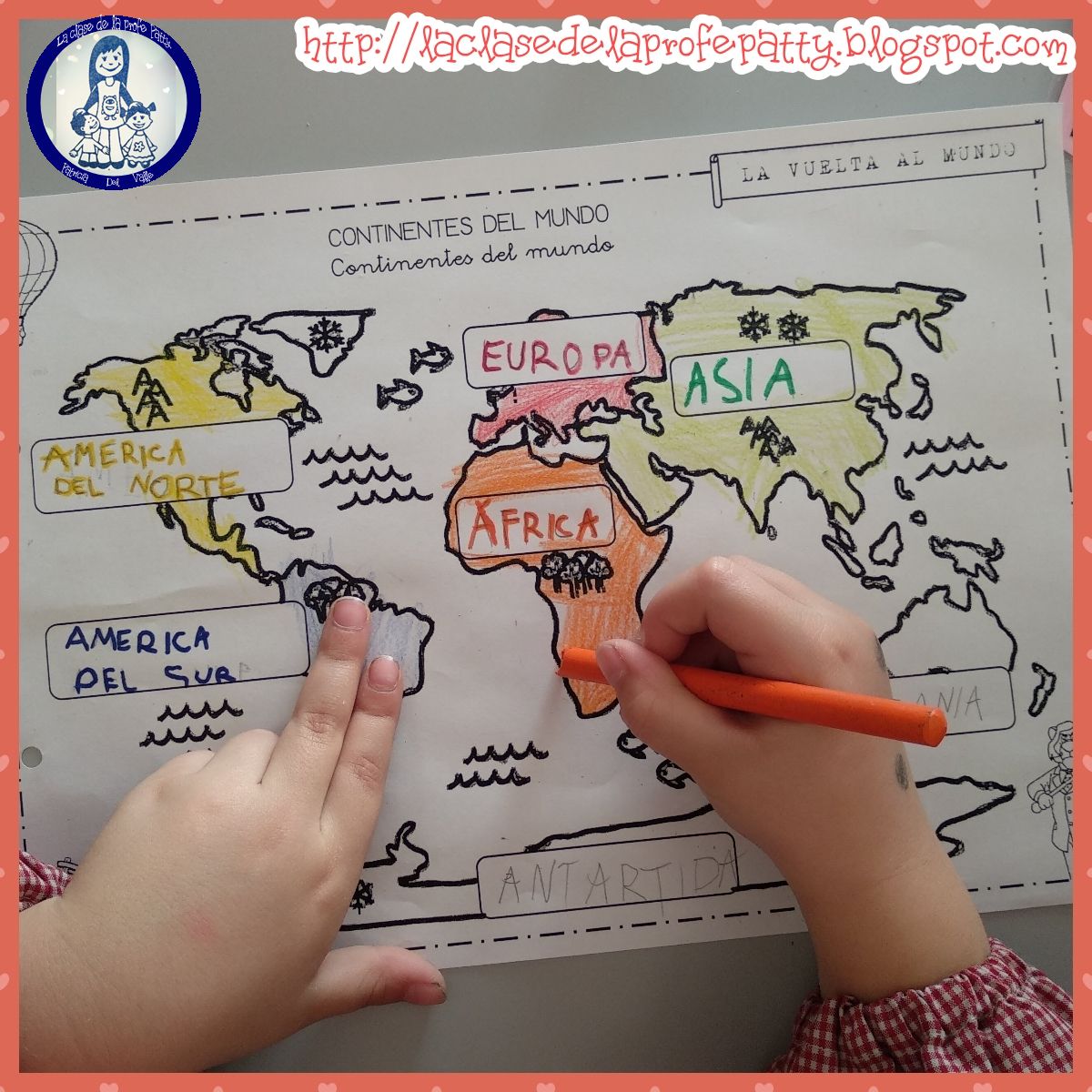 la clase de la profe Patty: Los continentes