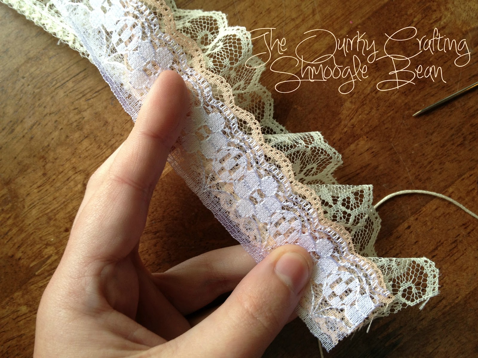 The Quirky Crafting Shmoogle Bean: Vintage Inspired Layered Lace Flowers