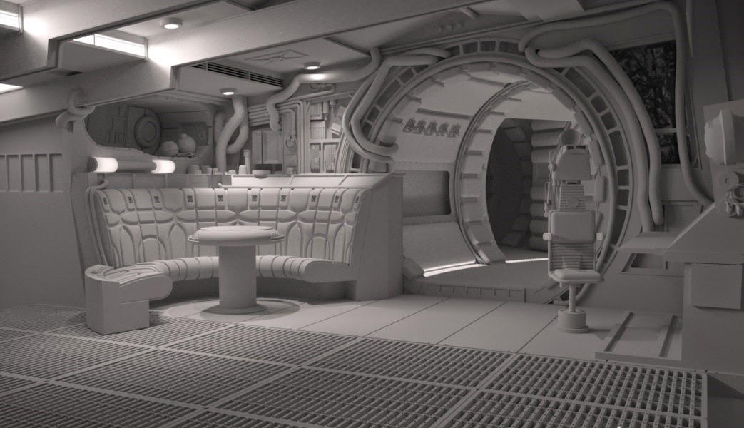 Stinson's All Things Star Wars Blog: Definitive Millennium Falcon Interior (part 2)