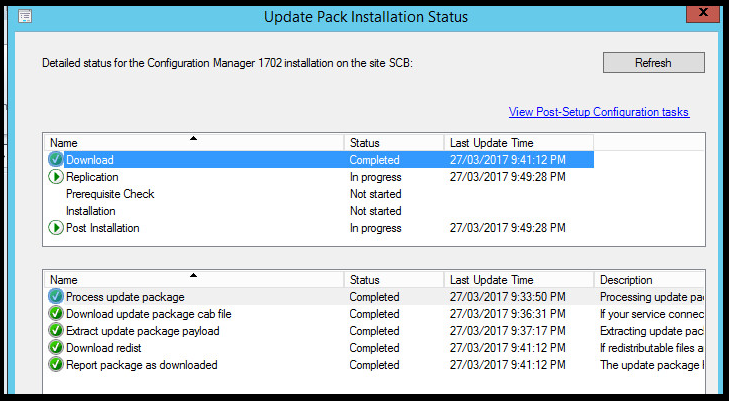 Venu Singireddy's blog: Step by Step SCCM 1702 Upgrade Guide