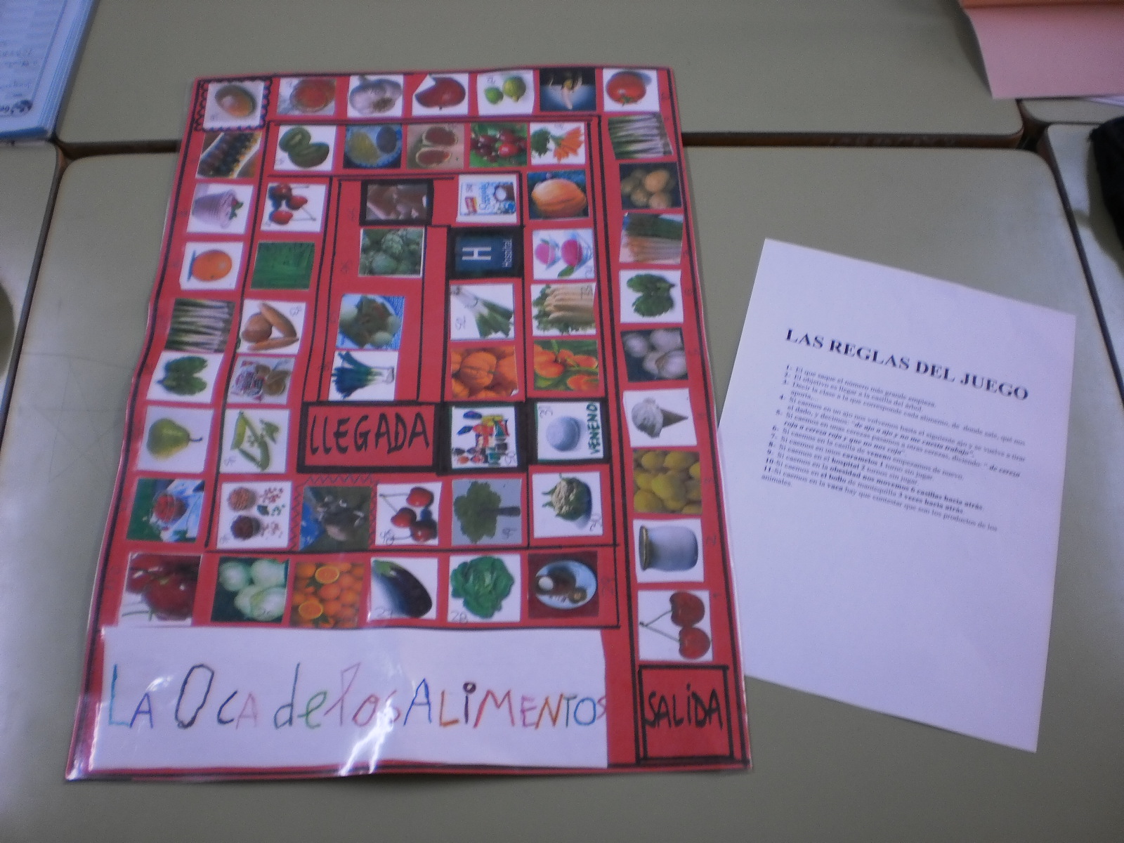 SATEKOAK: EL JUEGO DE LA OCA CON LOS ALIMENTOS