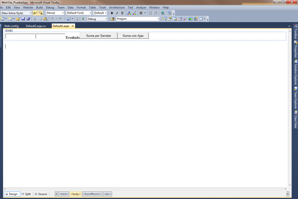 Progra, Mecatronica y mas: Uso de Ajax con ASP y C# Progra, Mecatronica y mas: Uso de Ajax con ASP y C#