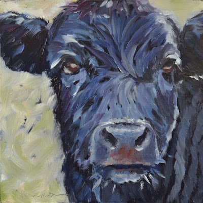 Karen Weber Fine Art: Blue Moo