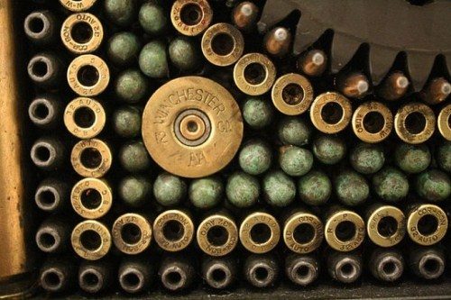 Nice Images | Wallpaper: Guns and Bullet Sculptures by Al Farrow
