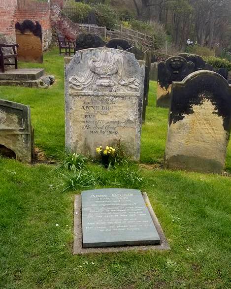 the Brontë Sisters: Beautiful pictures of the grave of Anne Bronte.